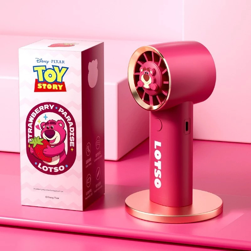 Disney Hand Fan Portable USB Fan 500mAh Disney Pixar Strawberry Bear ...