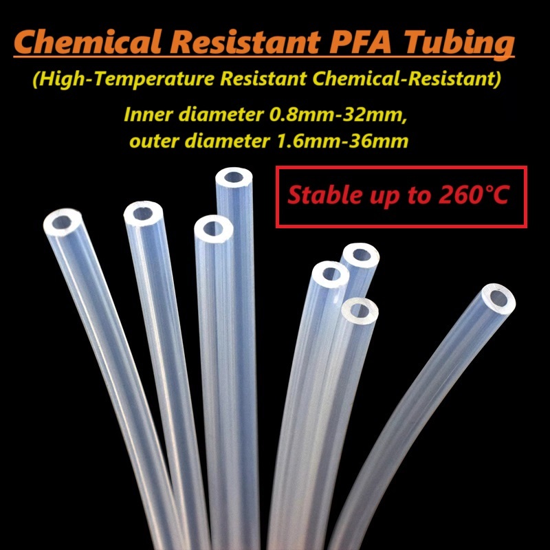 PFA Flexible Hose Soluble Polytetrafluoroethylene Tube High transparency PFA Tube PFA Hard Tube ...