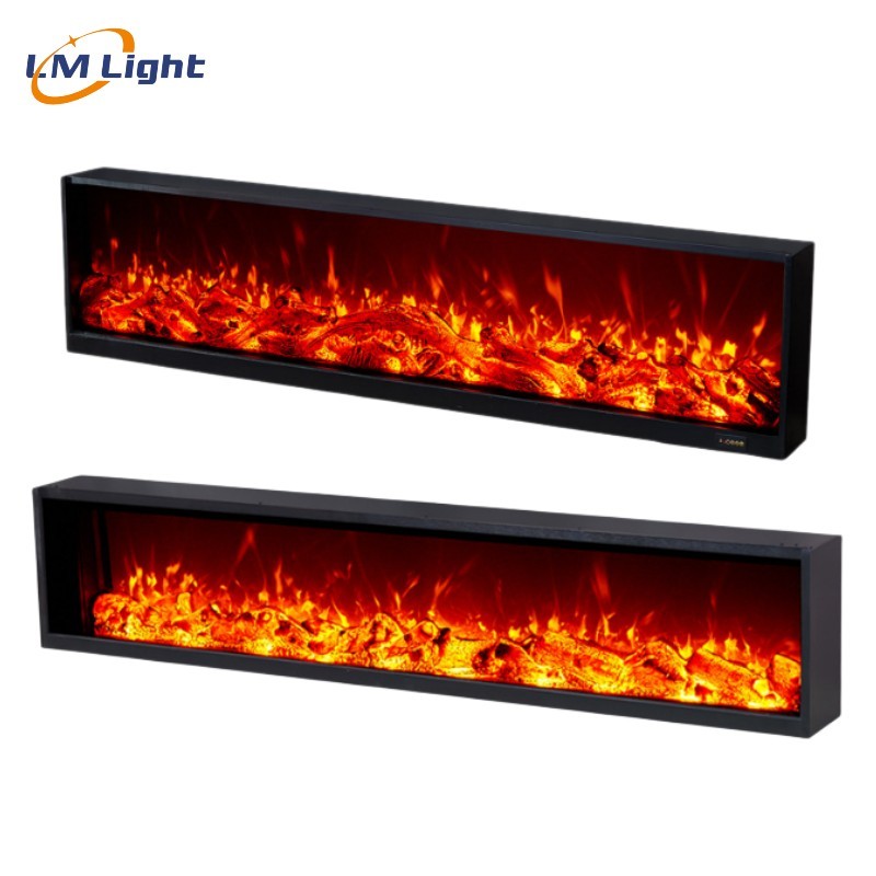 [SHIP IN STOCK] Customized electronic wall buried fireplace LED core ...