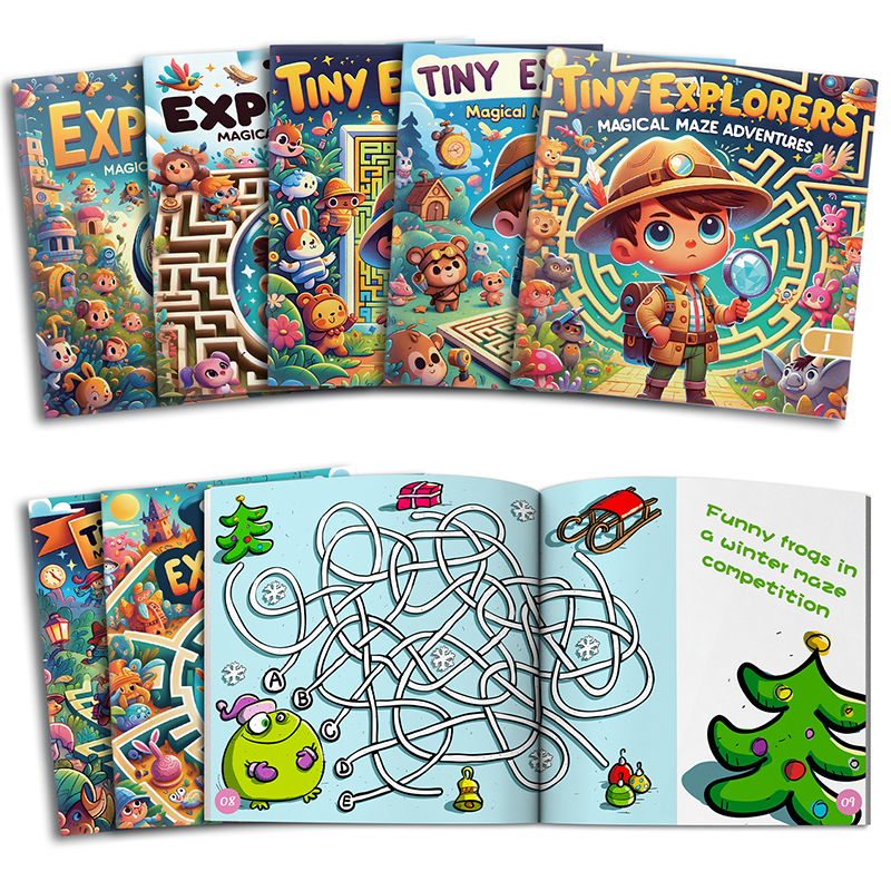 Concentration Maze Training Book,Students Thinking Puzzle Book, Games ...