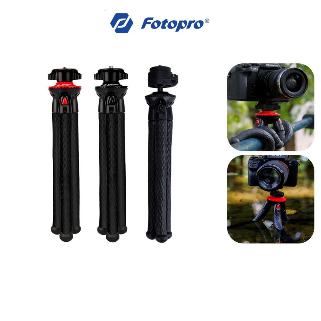 Fotopro RM-100+ / RM-100+ PRO Octopus Tripod Phone Stand, Portable ...