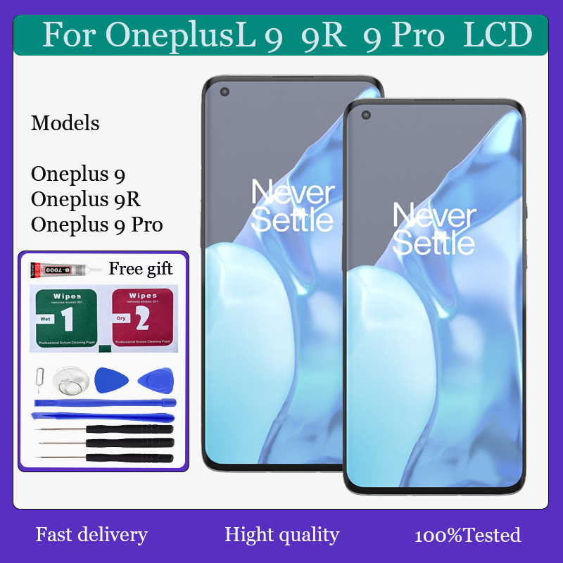 Original AMOLED For Oneplus 9 9R 9 Pro LCD Display Touch Screen ...