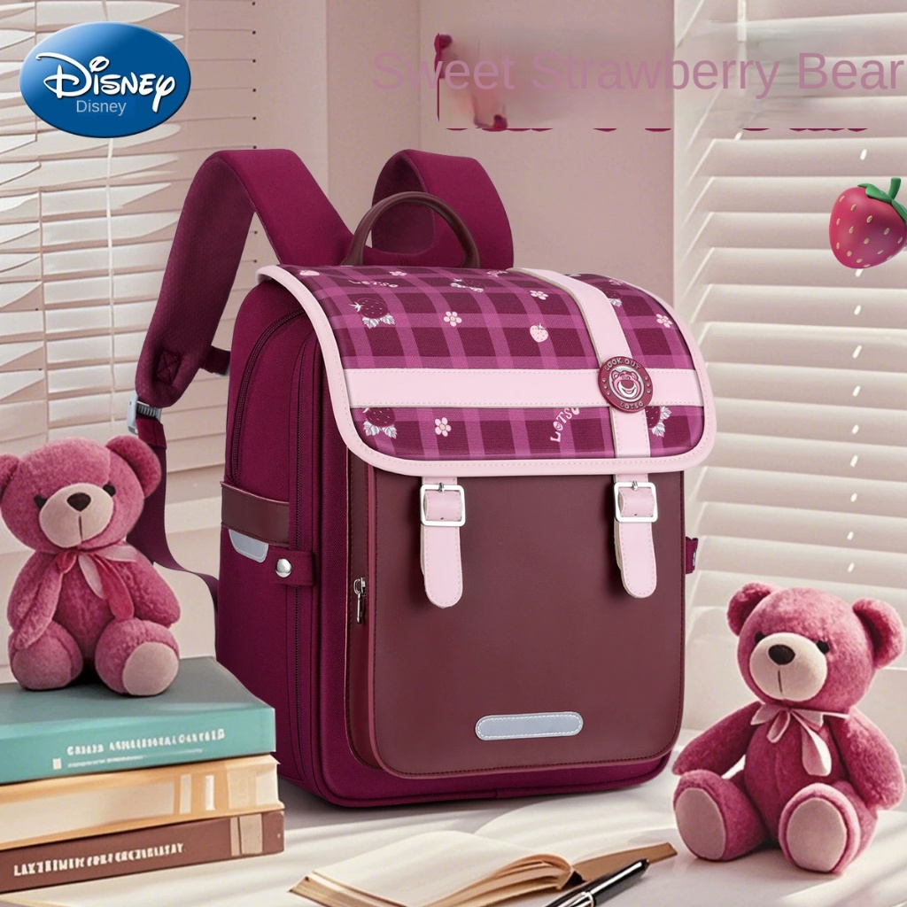 Disney Lotso Girl School Bag Grade 1-2 Beg Sekolah Primary Student ...