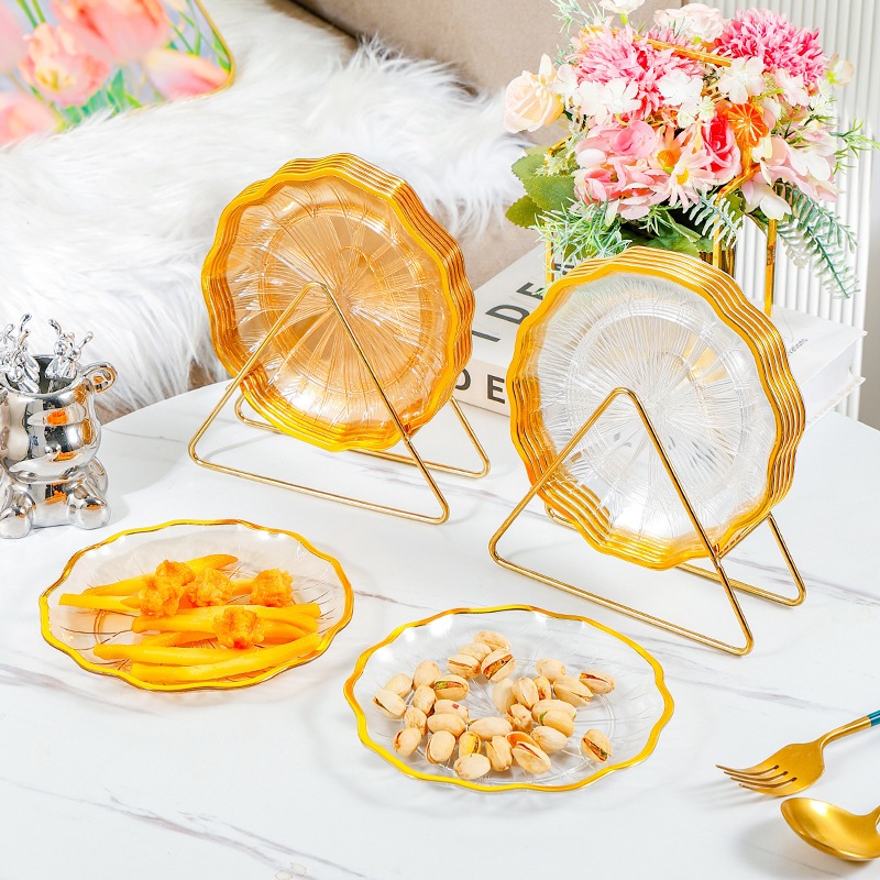 [SharprepublicefMY] 6x Dishes Set Kitchen Dish Plate Stackable Elegant ...