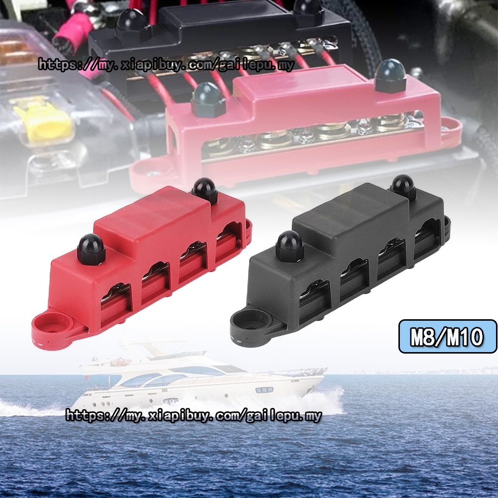 4 Post Power Distribution Block Terminal Screw Bus Bar M8 M10 High ...