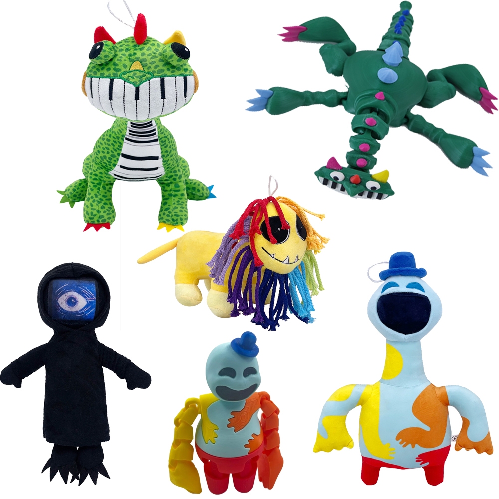 Poppy Playtime Plush Toys Doey Poppy 4 Chapter 4 Pianosaurus Yarnaby ...