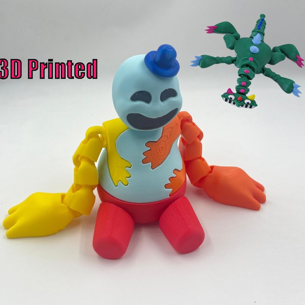 Doey The Doughman Figure 3d Printed Poppy Playtime 4 Nightmare Critters ...