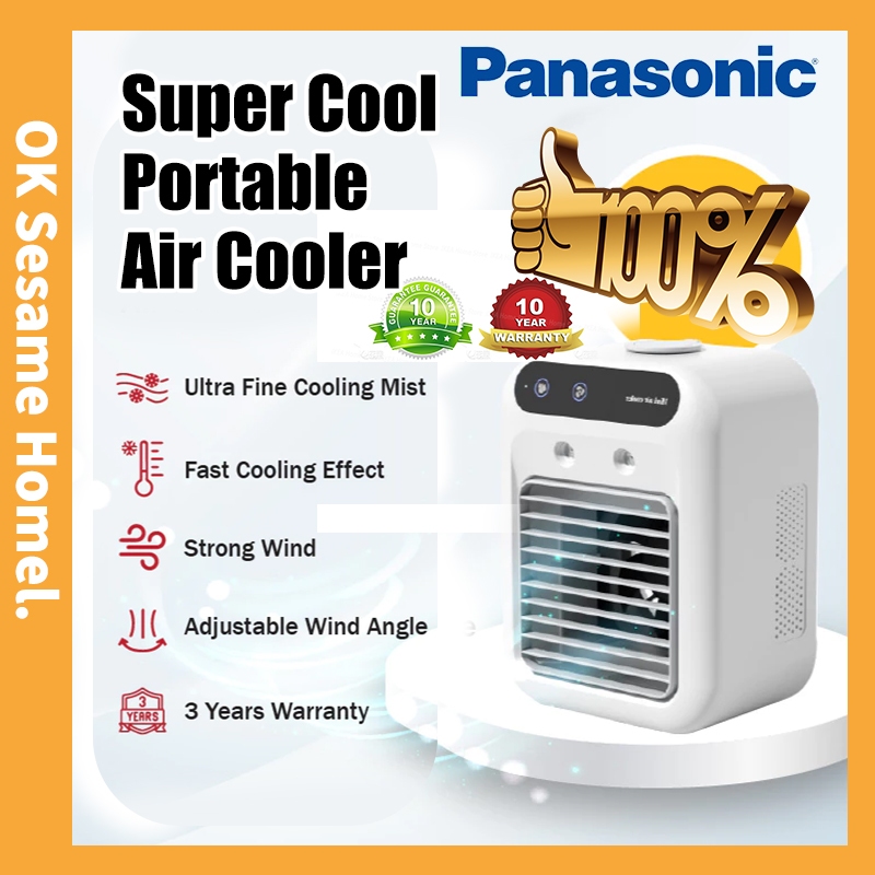 Panasonic original air cooler 500ML capacity 2-speed fan oscillating ...