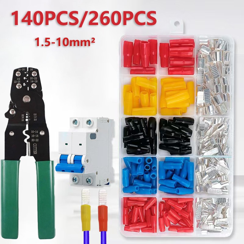 C45 copper Insert circuit breaker switch plug Pin shaped cable pressure ...