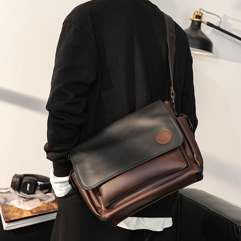 New Shoulder Bag Cross Section Tide Men Messenger Bag Crossbody Bag ...