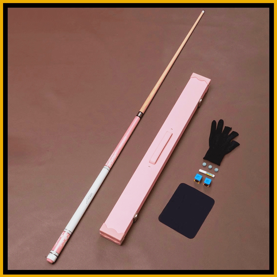 Billiard Cue Maple Wood 1/2 split Pool Cue 8 ball 11.5mm 13mm Tip Free ...