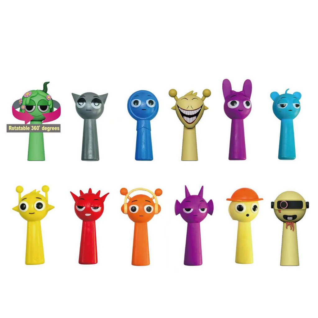 Incredibox Sprunki Action Figure Sprunki Model Toys Simon Raddy Jevin ...