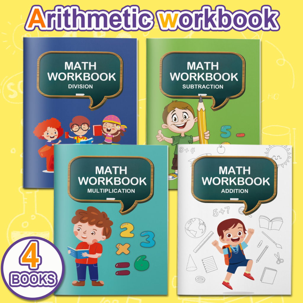Math exercise book Children Quick Calculation Math Training ...