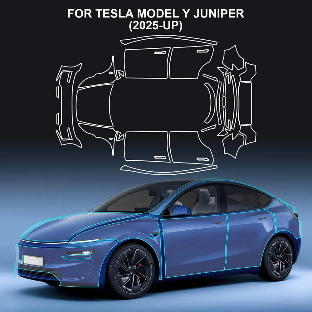 For Tesla Model Y Juniper 2025 Pre Cut PPF Car Paint Protection Film ...