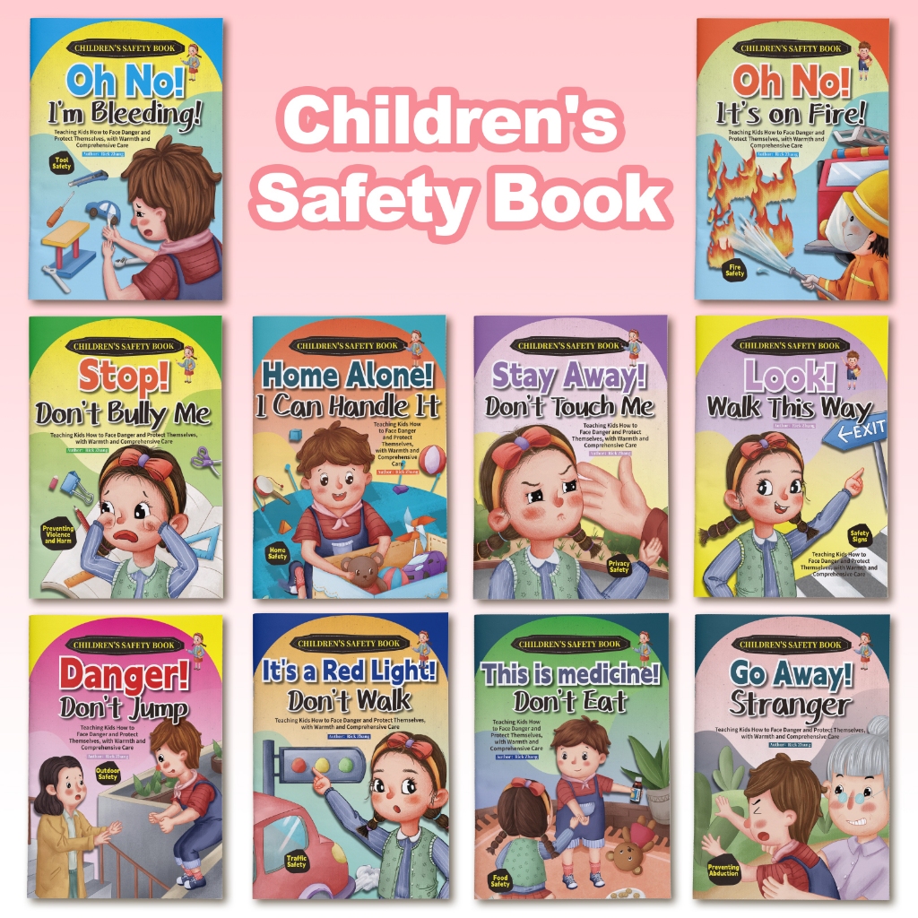 Children’s Safety Picture Book Set | Fire, Traffic, Home & Personal ...