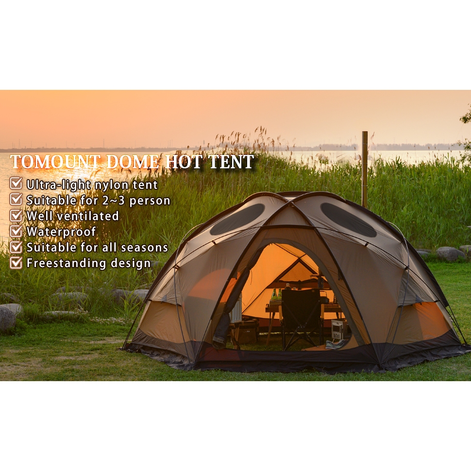 Tomount Dome Tent 20D Coated Silicon Nylon PU3000mm Ultra-Light ...
