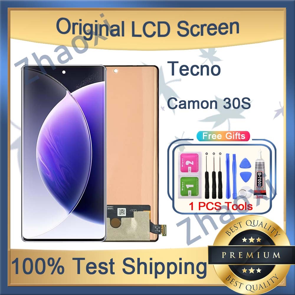Original AMOLED Tecno Camon 30S LCD Display Touch Screen Replacement ...