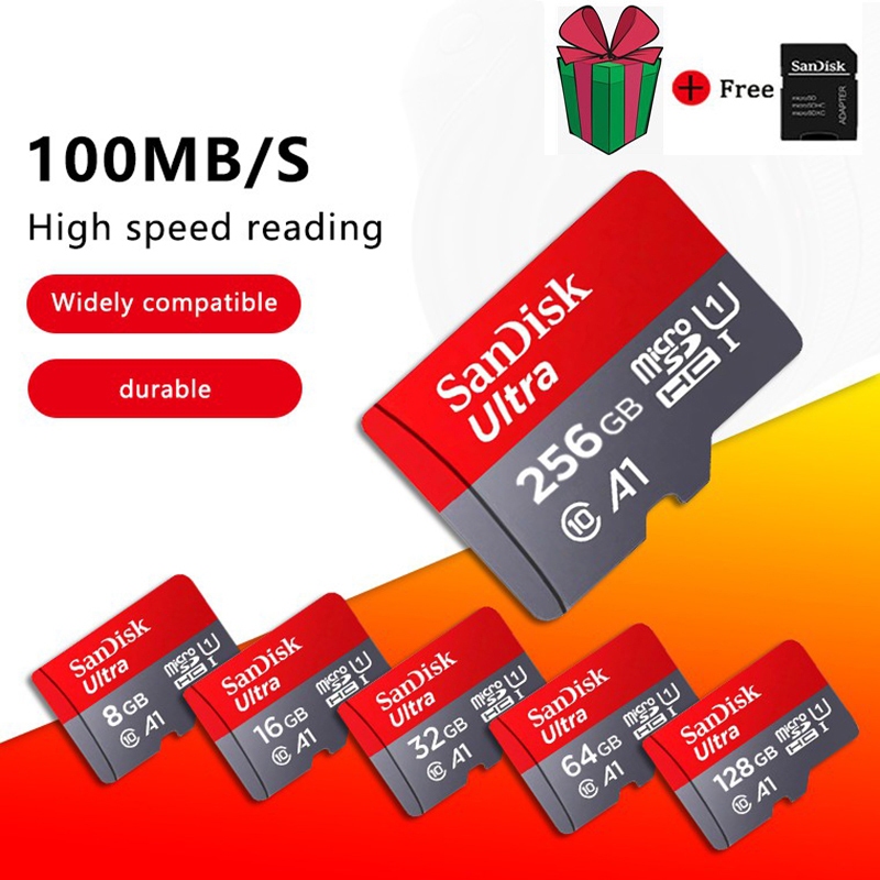 Micro 32GB/64GB/128GB/256GB/512GB/1TB SD card Ultra A1 storage card ...
