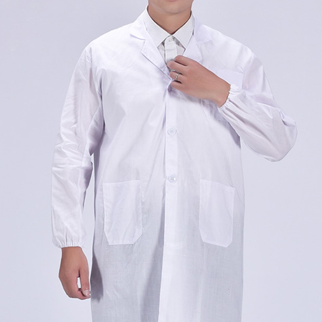 【Cotton】Lab Coat Lab Gown For Students Female Lab coat White For ...