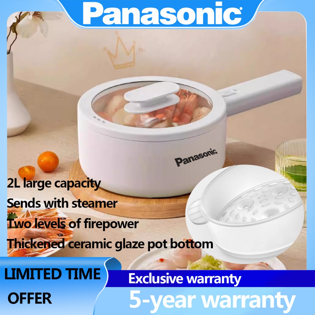 Electric Cooker 2L Multifunctional Electric Skillet Hot Pot Non Stick ...