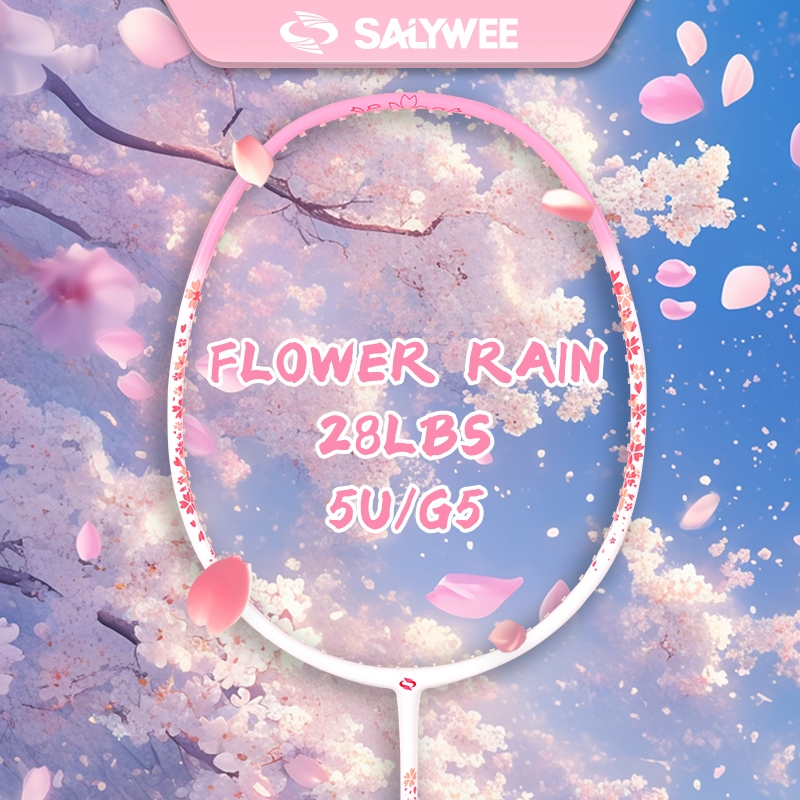 SALYWEE SPORT Badminton Racket 5U Full Carbon Fiber training 26lbs ...