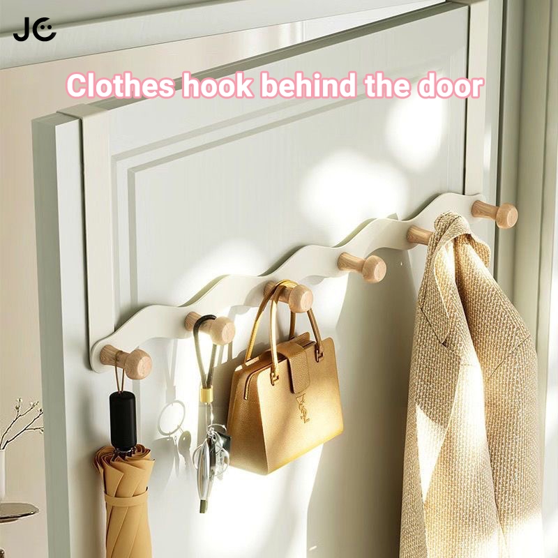 Behind Door Clothes Hanging Hook, High Load-Bearing, No Punching, Easy ...