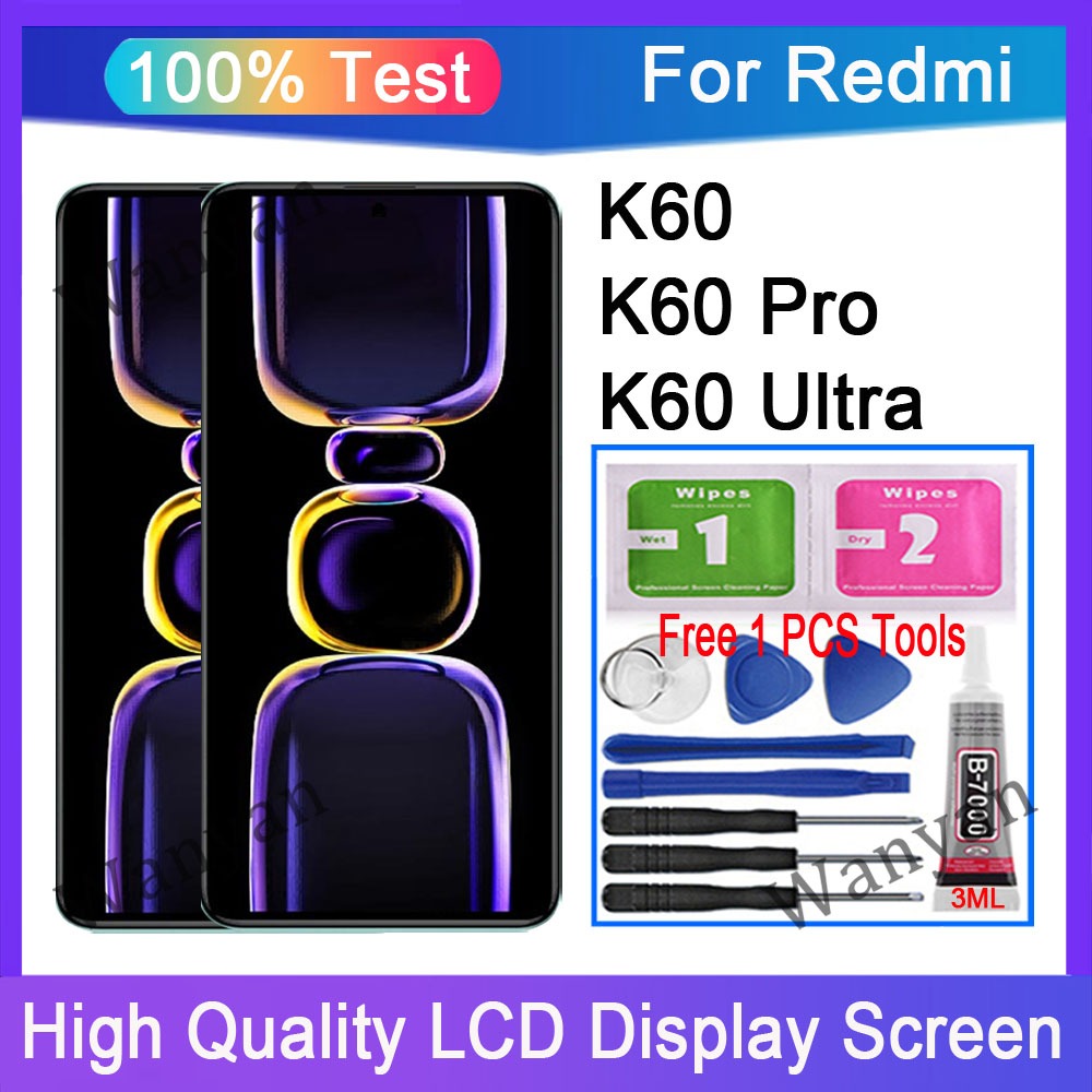 Original OLED TFT Redmi K60 K60 Pro K60 Ultra LCD Display Touch Screen Replacement | Shopee Malaysia