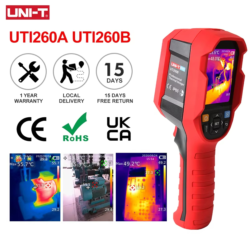 UNI-T UTI260B UTI260A Thermal Camera 256X192 Pixels Construction ...
