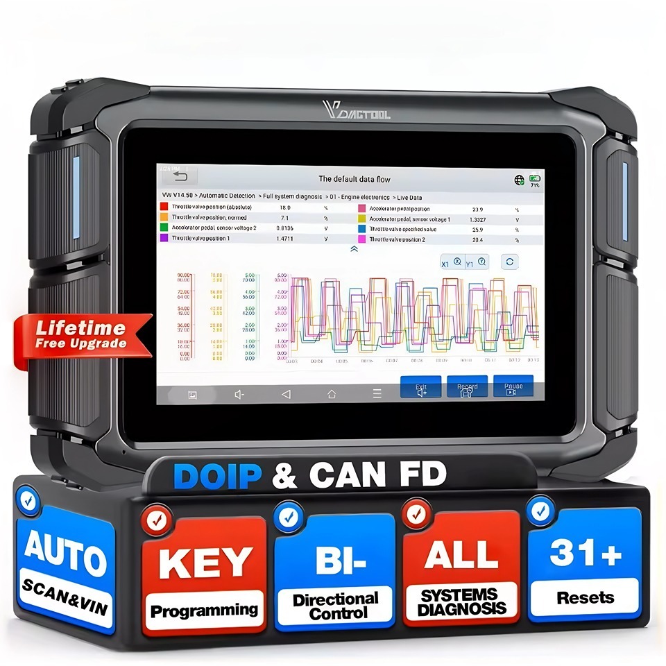 VDIAGTOOL VD70 Lite OBD2 Scanner All System Car diagnostic Tools Lifetime Free Update Key ...