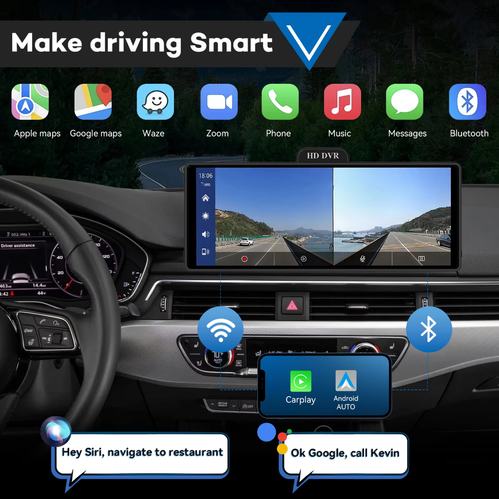 Universal Portable Carplay for Car Screen, Car Radio Multimedia WIFI ...