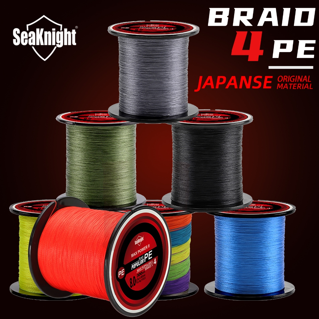 SeaKnight TriPoseidon Braided Fishing Line 300M 4 Strands PE Braid ...