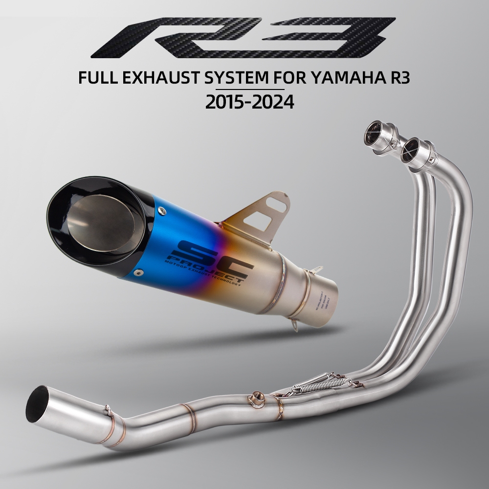 Sc Project S1 muffler For Yamaha YZF R25 MT25 R3 MT03 2015-2025 ...