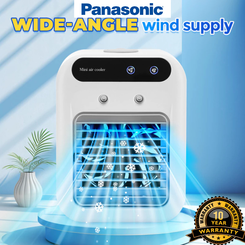 Panasonic [in stock] 3 seconds fast cooling mini air conditioner fan ...