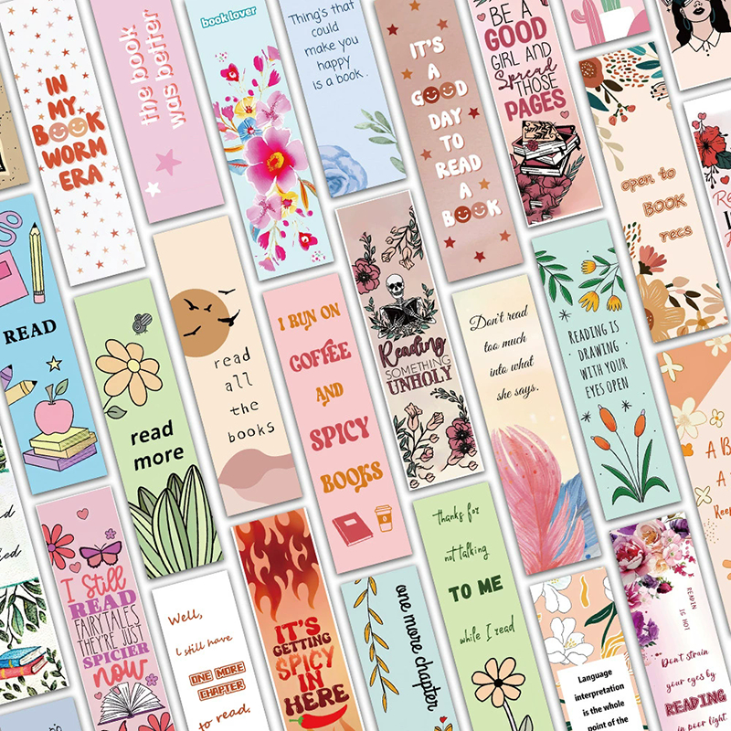30pcs/set Ins Love Reading Bookmarks Creative Book Page Holder Gifts ...