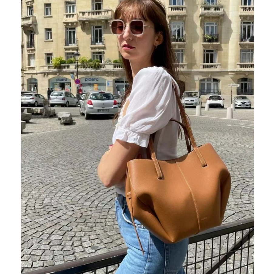 【With Box】POL*ENE Wing Bag Bucket Bag Shoulder Tote Bag Large Capacity ...