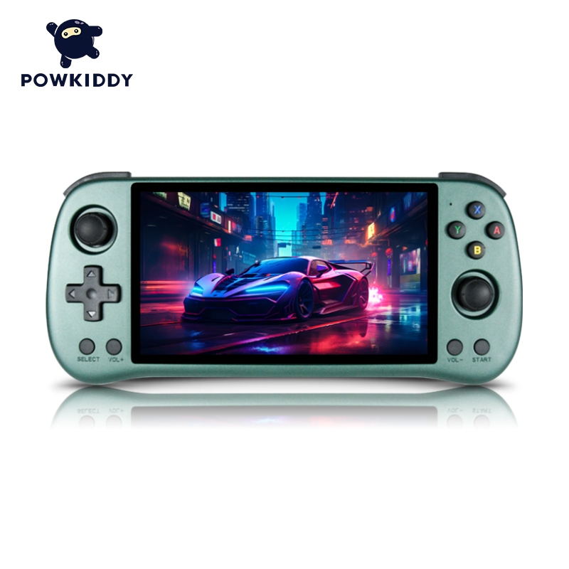POWKIDDY X55 Handheld game console RK3566 5.5 Inch IPS Screen WiFi ...