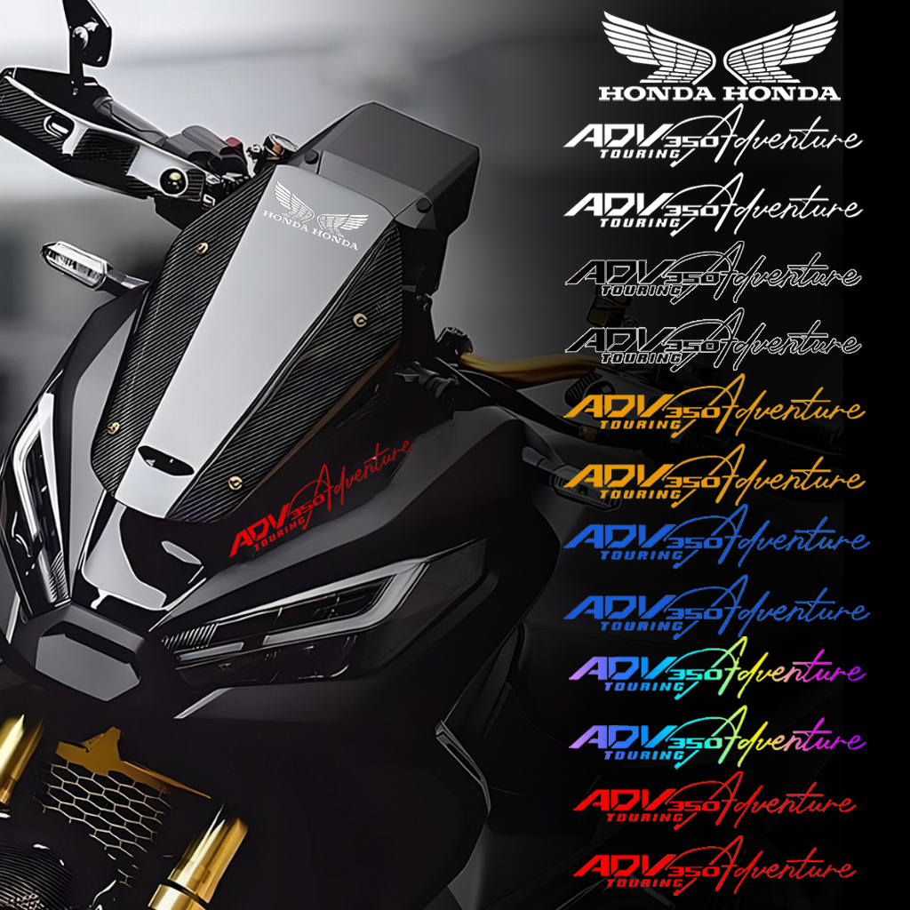 For HONDA ADV 350 Reflective Motorcycle Sticker Motorbike Front ...