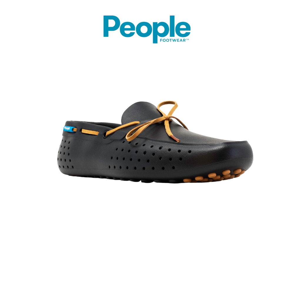 People Footwear USA Senna Really Black, Premium Rubber Boat Shoes ...