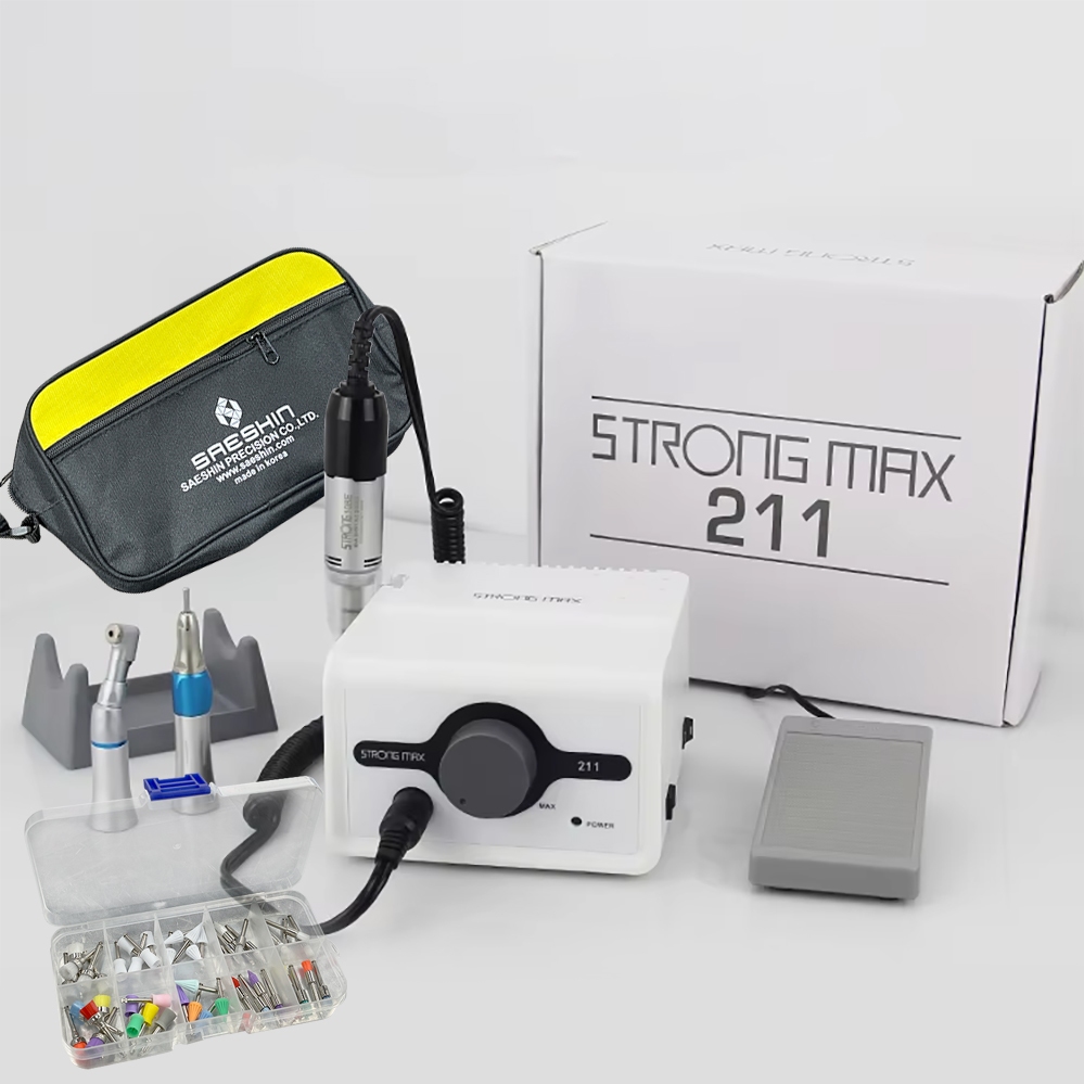 Strong 211 Dental Electric Micro Motor Full Set Dental Laboratory ...