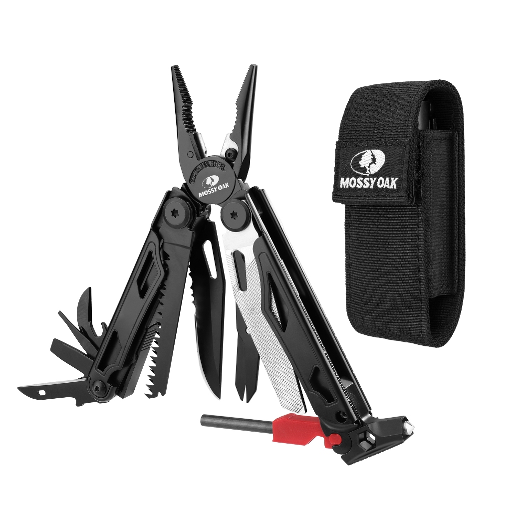 MOSSY OAK Multi-purpose pliers 19-in-1 Stainless Steel Multi Tool with ...