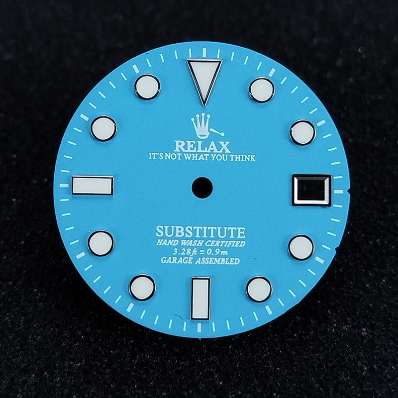 28.5mm Watch Dial Water Ghost SEIKO Watch Modified NH35 Movement ...