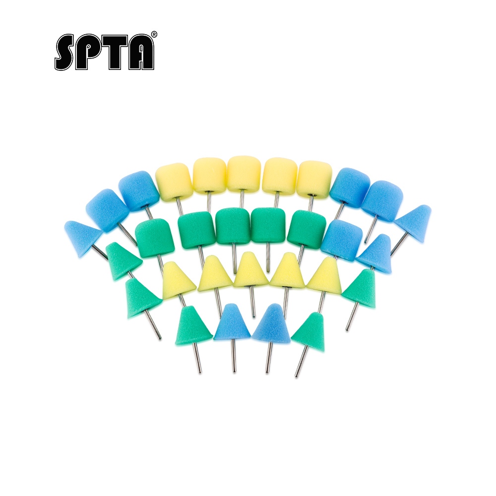 SPTA Auto Detailing Polishing Mini Buffing Pads Kits for Car Wheel ...
