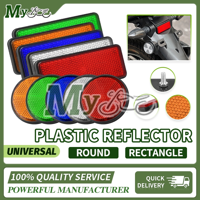 Universal Reflector+Screw Night Warning Device Motorcycle Reflector ...