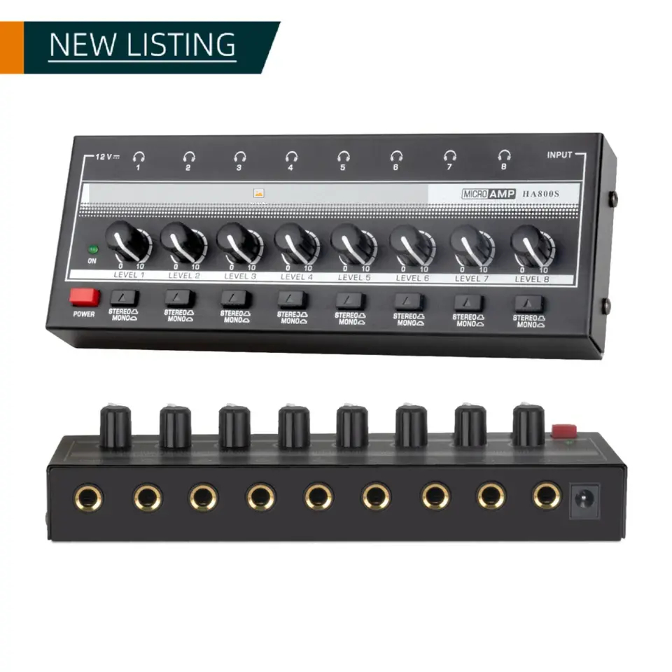 European/American Amplifier HA800S Stereo/Mono Switching Ultra Compact ...