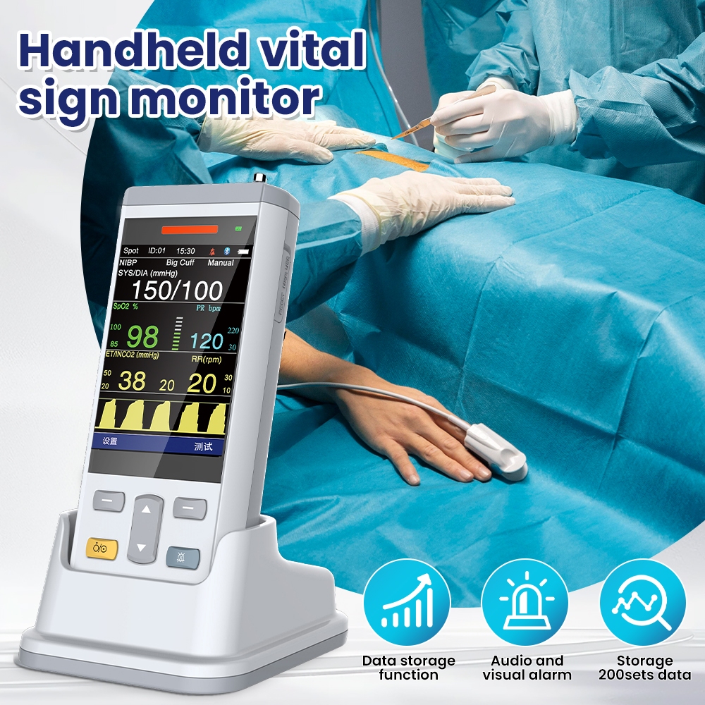 Handheld Vital Signs Monitor Hospital Clinical Portable Rate Patient ...