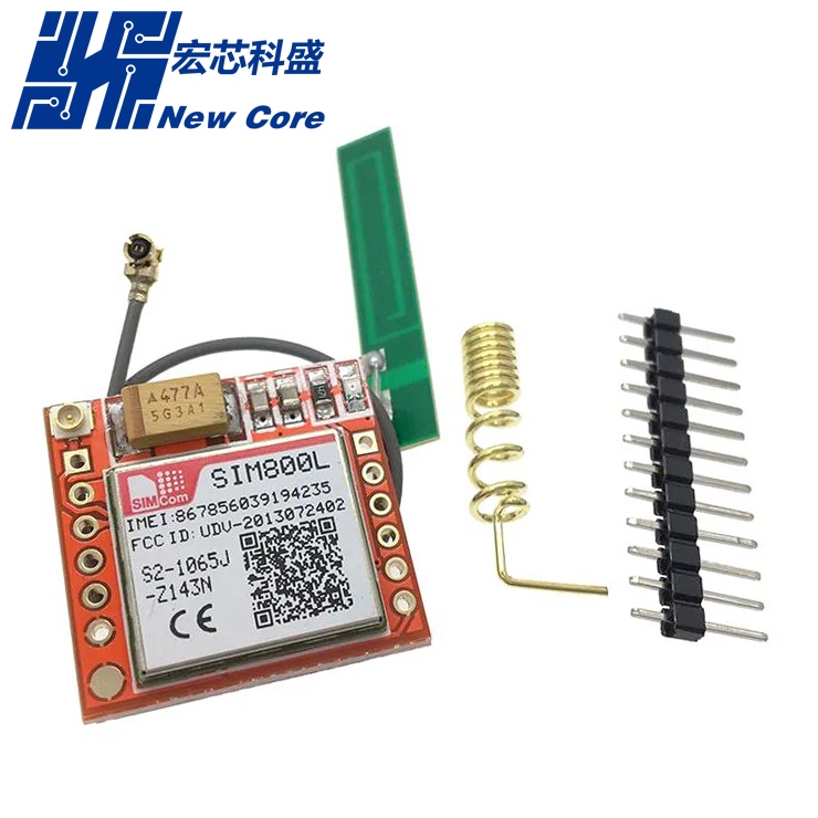 Smallest SIM800L GPRS GSM Module MicroSIM Card Core Wireless Board Quad-band TTL Serial Port ...