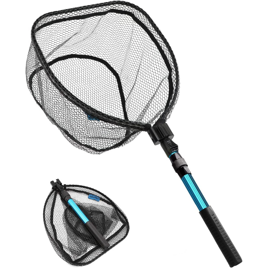 SAN LIKE Floating Fishing Net Collapsible Fishing Nets for Fish Fishing ...