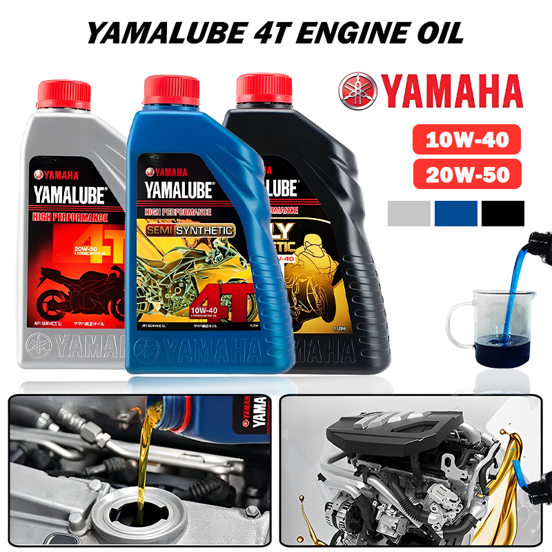 Yamalube 4T Engine Oil Fully Synthetic Racing 10W40 1L 20W50 QR Code ...