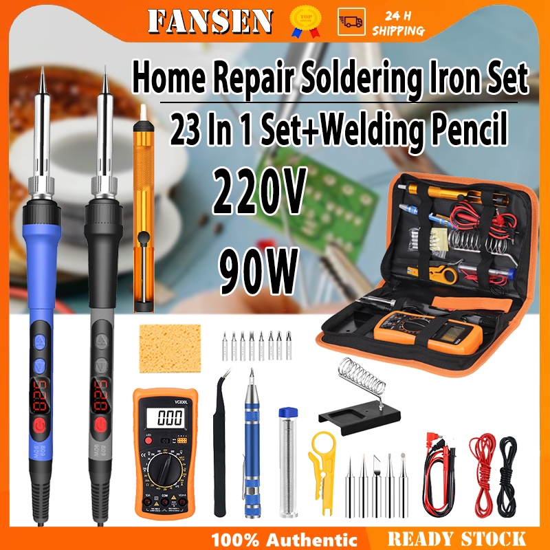 23-In-1 Soldering Iron Set Portable Soldering Set 60W-120W 220V ...