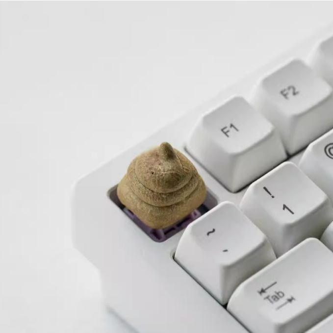 Funny Unique Keycap Poop Keycap Poop Spoof Mechanical Keyboard ...